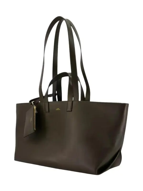 A.p.c. Le Drummer Leather Shoulder Bag - Brown