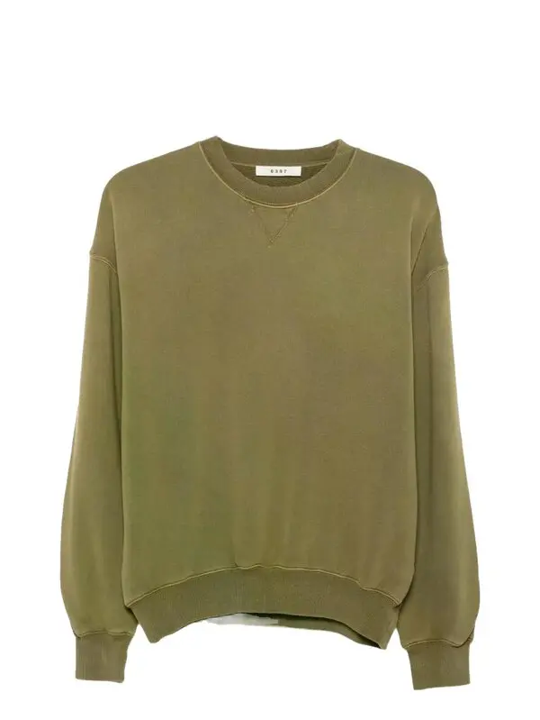 6397 Crew Neck Long Sleeve Sweatshirt - Green