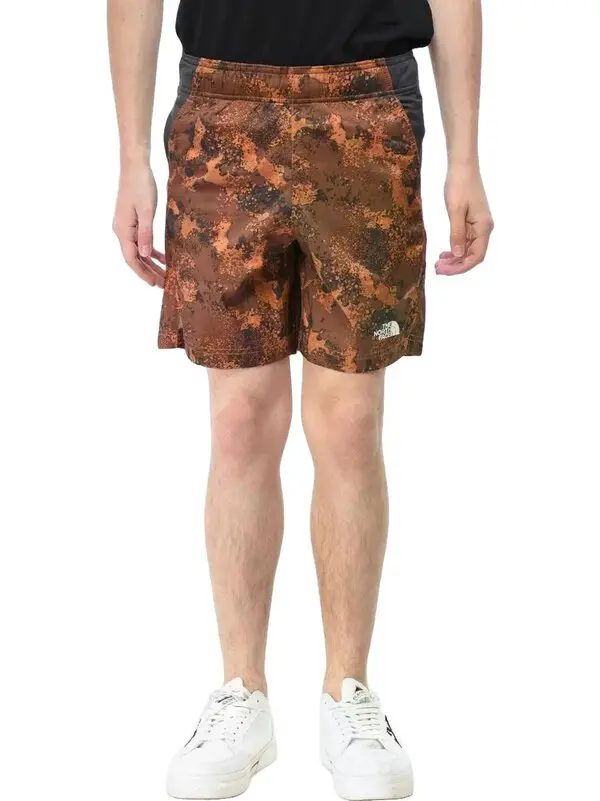 The North Face Printed Elasticated Waist Shorts - Brown