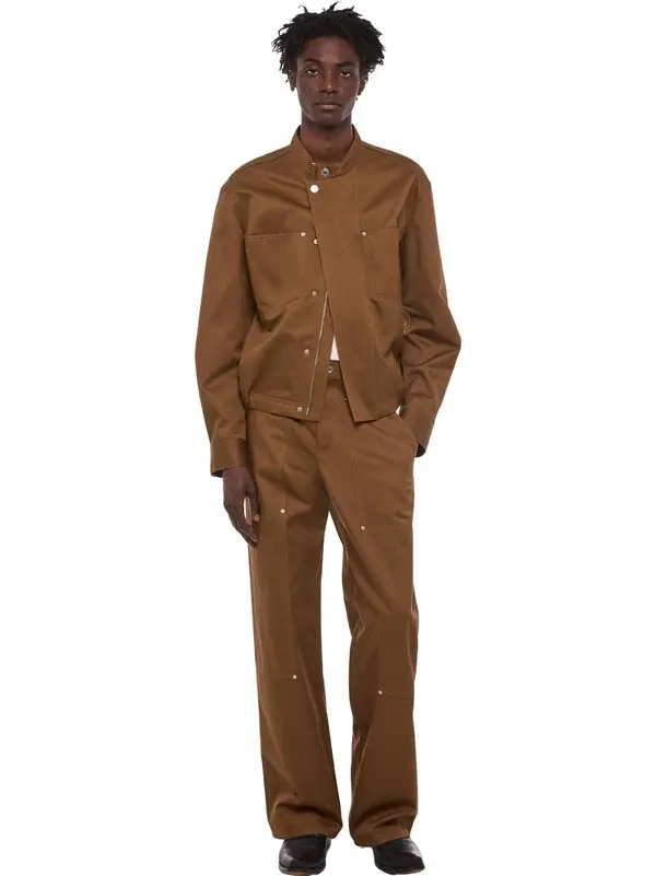 Helmut Lang Moto Trucker Jacket - Fawn
