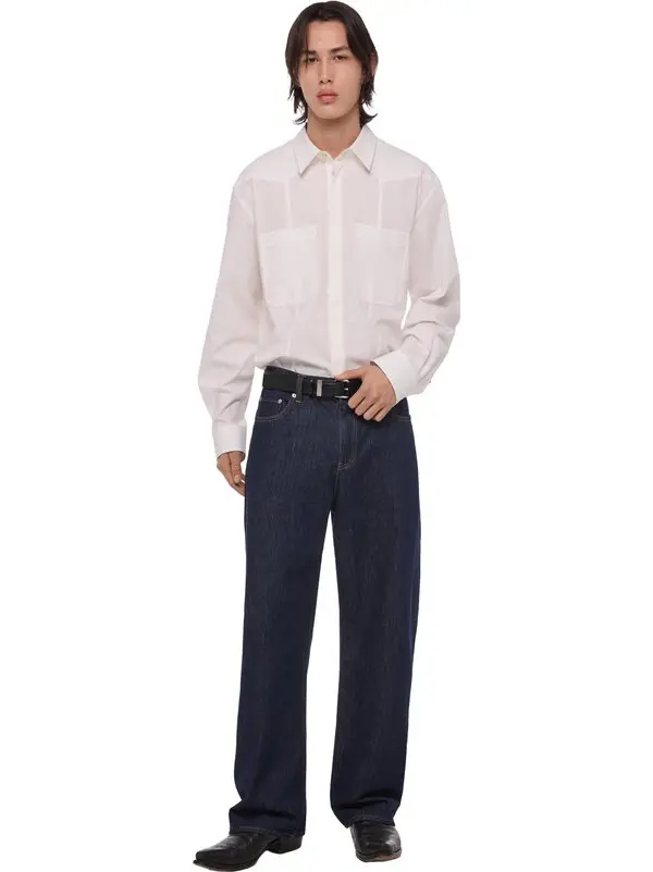 Helmut Lang Patch Relaxed Shirt - White
