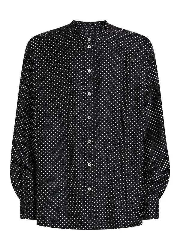 Dolce & Gabbana Polka Dot-print Silk Twill Shirt - Multicolor