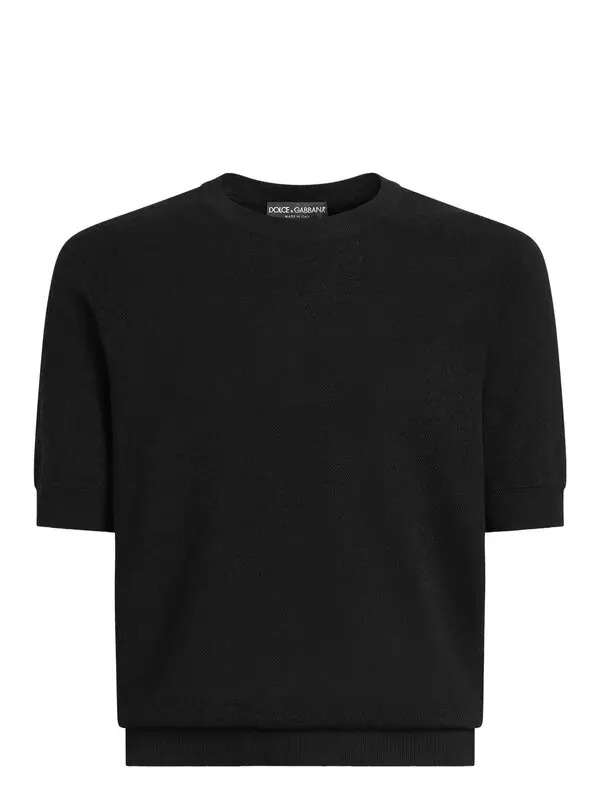Dolce & Gabbana Silk Pullover - Black