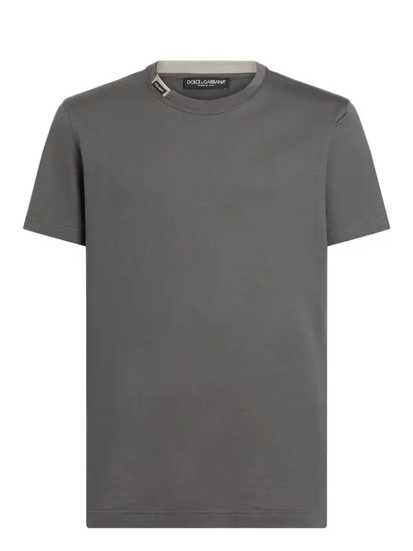 Dolce & Gabbana Cotton Jersey T-shirt - Grey
