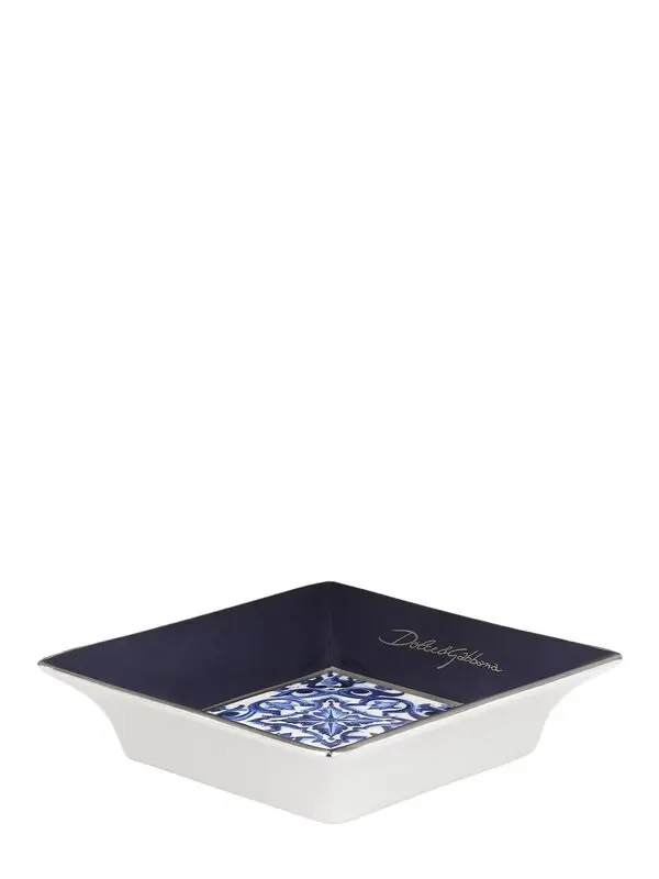 Dolce & Gabbana Porcelain Trinket Tray - Multicolor