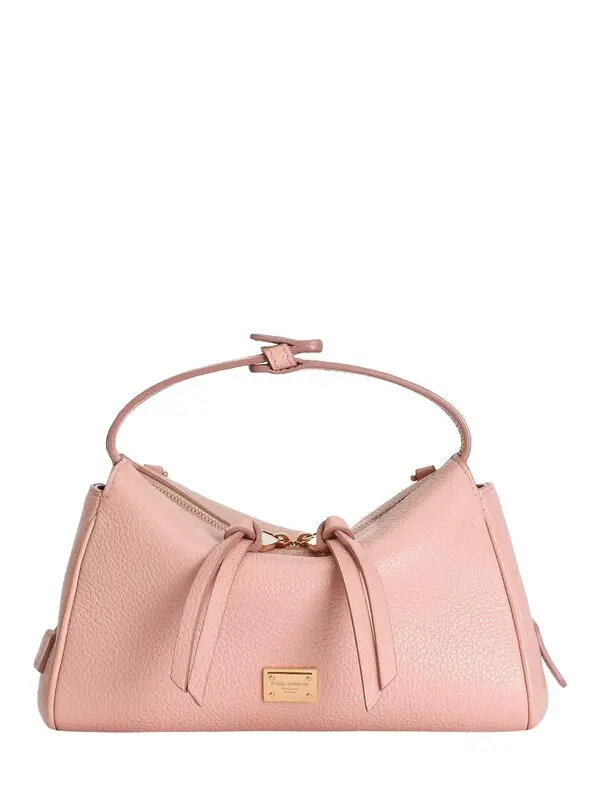 Dolce & Gabbana Mini Vittoria Handbag In Calfskin - Pink