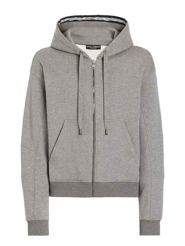 Dolce & Gabbana Cotton Zip-up Hoodie - Multicolor