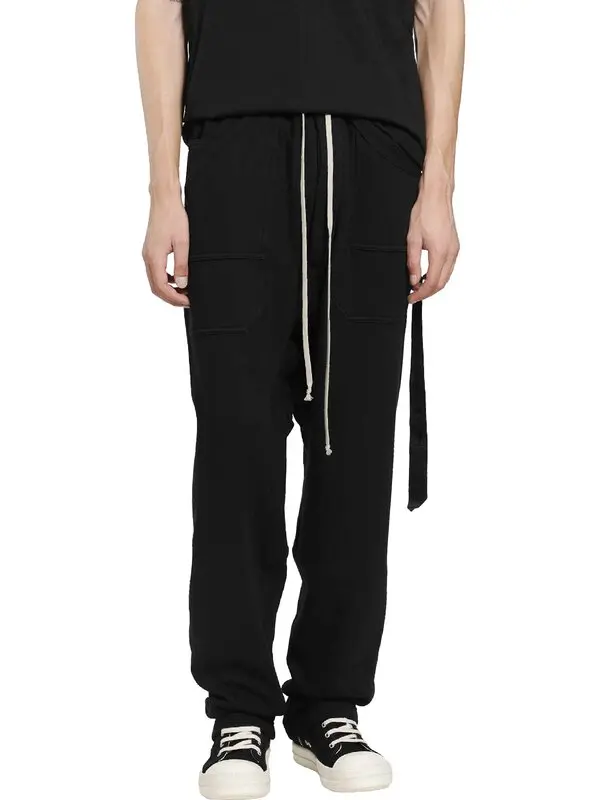 Rick Owens Tower Classic Cargo Drawstring - Black