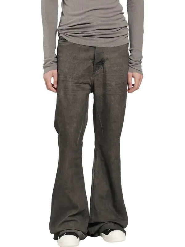 Rick Owens Tower Bolan Bootcut Jeans - Grey