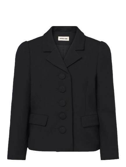 SHUSHU/TONG Wool And Silk Jacket - Black