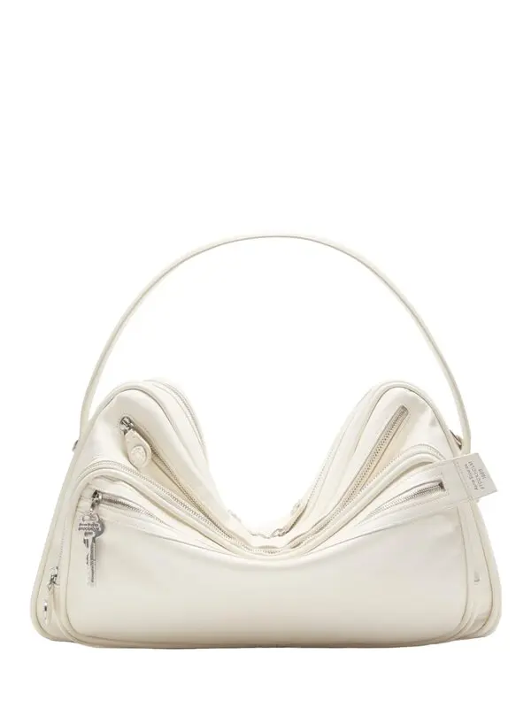 Acne Studios Cameroon Leather Shoulder Bag - Cream
