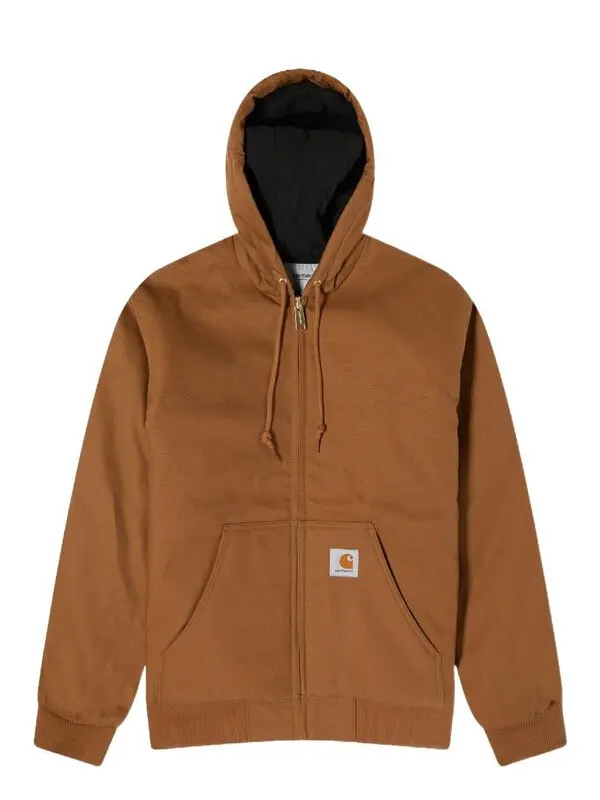 Carhartt Work In Progress Active Hooded Jacket - Brown