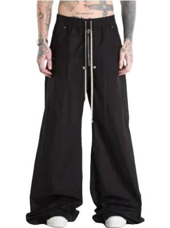 Rick Owens Drawstring Wide-leg Casual Pants - Black