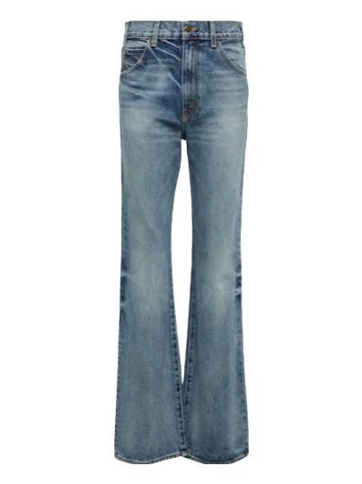 NILI LOTAN High-rise Flare Jeans - Blue