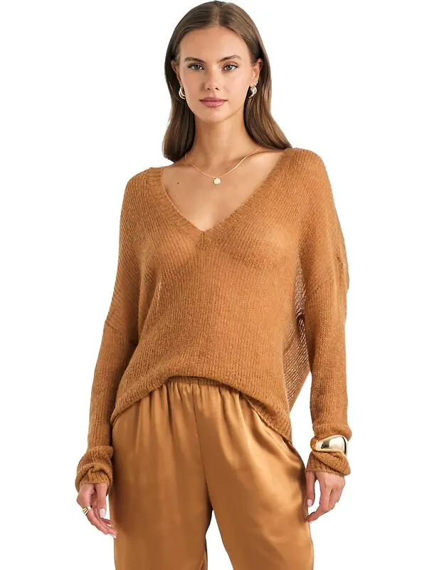 SEROYA Madena Knit Sweater - Dune