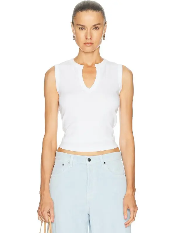 FLORE FLORE Iman Tank Top - White