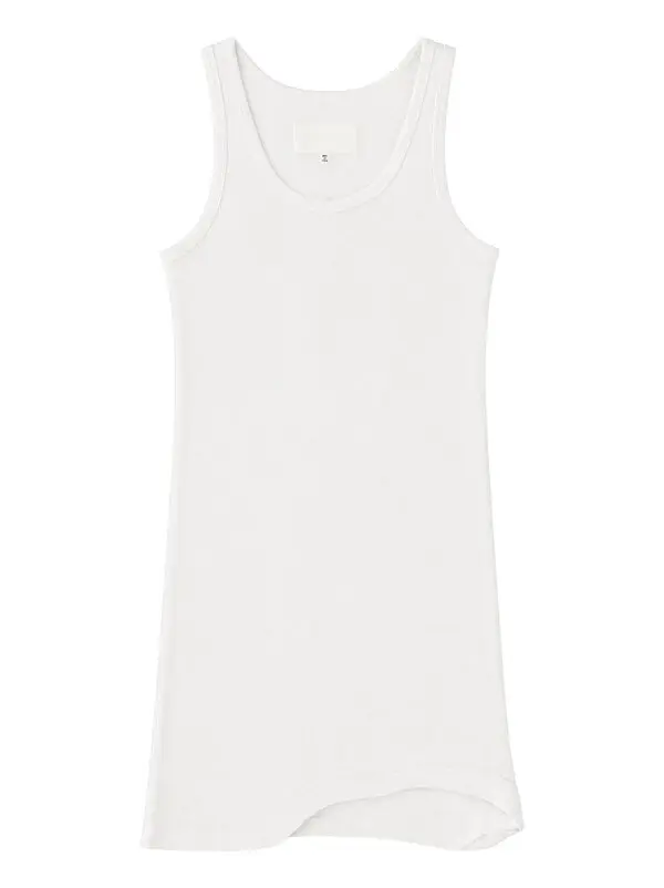 MAISON MARGIELA Abito Mini A Costine "taped - White