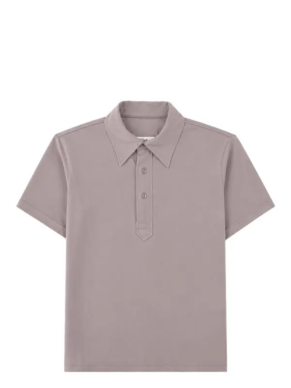 MAISON MARGIELA Cupro Polo Shirt - Beige