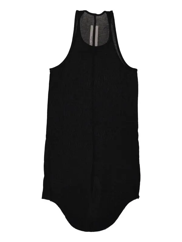 Rick Owens Basic Rib Tank Top - Black