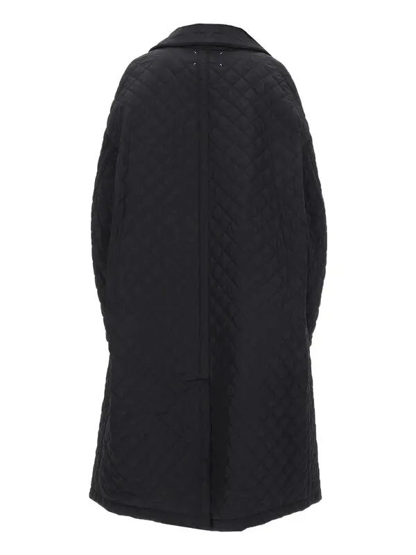 MAISON MARGIELA Quilted Coat - Black