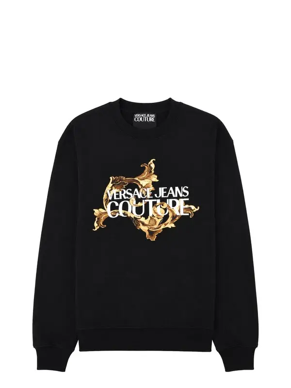 Versace Baroque Logo Sweatshirt - Black