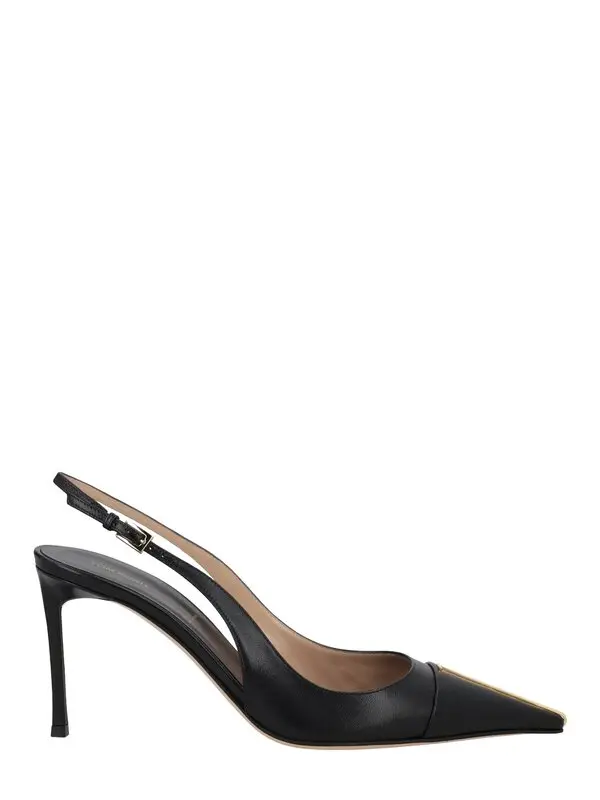TOM FORD Shiny Kid" Slingback Heels - Black