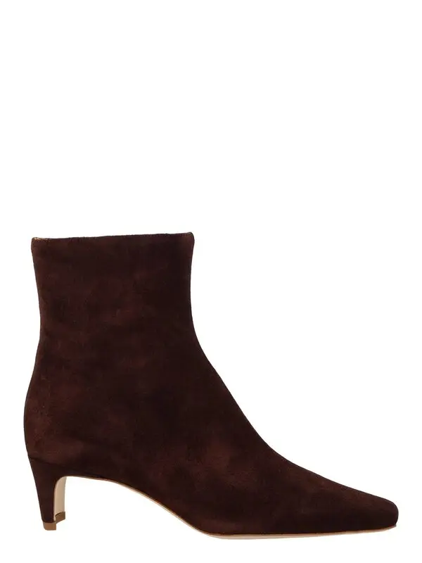 Staud Suede Ankle Boots - Brown
