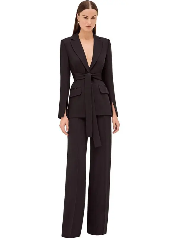 Alexis Rex Pant Wide-leg Tailored Trousers - Black