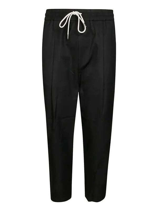 Drole De Monsieur Cropped Tailored Trousers - Nero