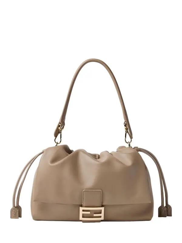 Fendi Mini Leather Shoulder & Crossbody Bag - Grigio