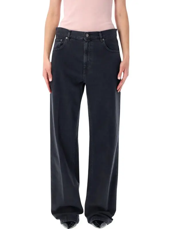 HAIKURE The Bonnie Relaxed Straight-leg Jeans - Carbon
