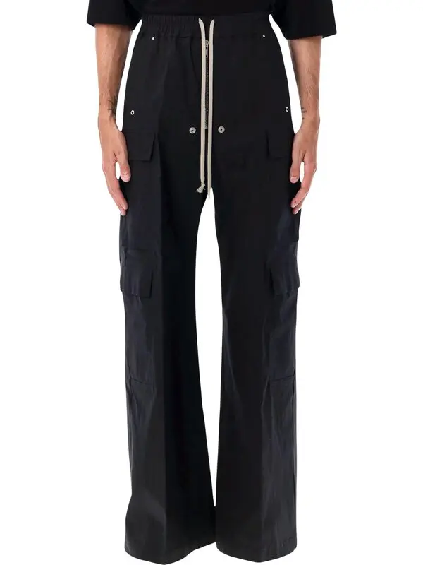 Rick Owens Bela Cargo Pants - Nero