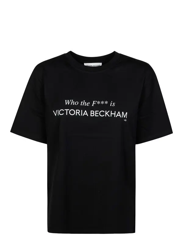 Victoria Beckham Parlata" T-shirt - Nero