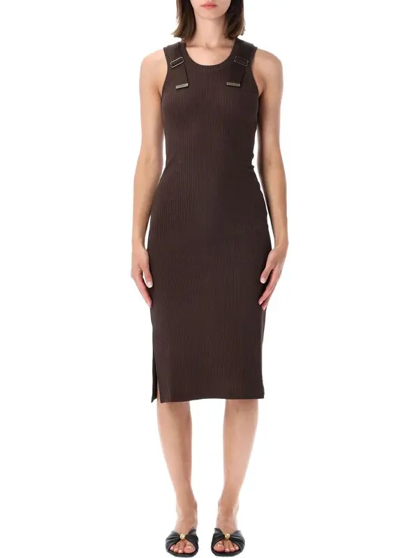 Loewe Chic Mini Dress For Fall - Marrone