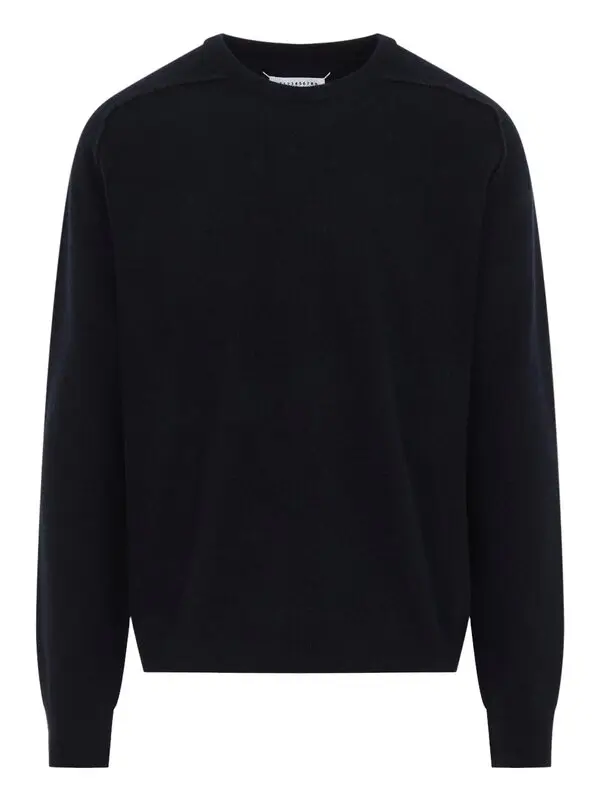 MAISON MARGIELA Lambswool" Sweater - Blue