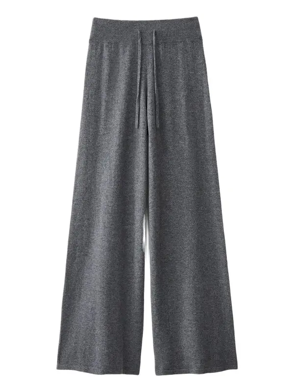 LISA YANG Cashmere Wide-leg Pants - Grigio