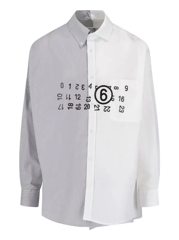 MAISON MARGIELA Modern Cotton-blend Shirt For - White