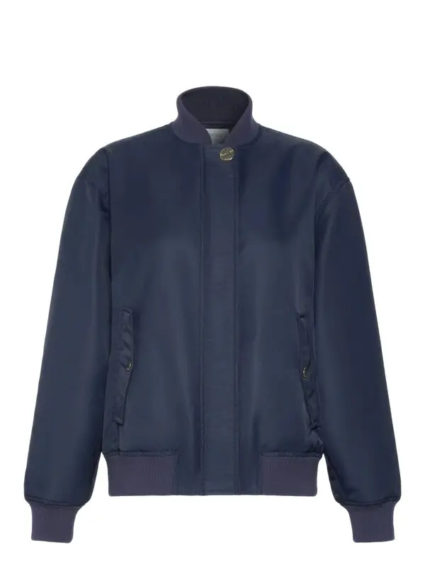 Sportmax Quilted Bomber Jacket - Blu