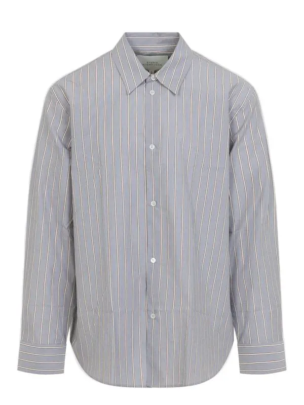 Studio Nicholson Boxy Oversized Cotton Shirt - Grey