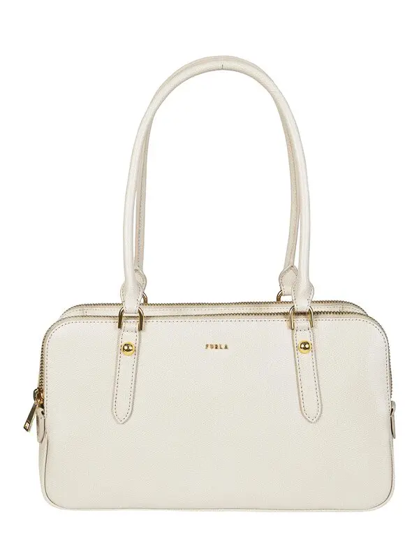 Furla Giulia Medium Boston Handbag - Beige