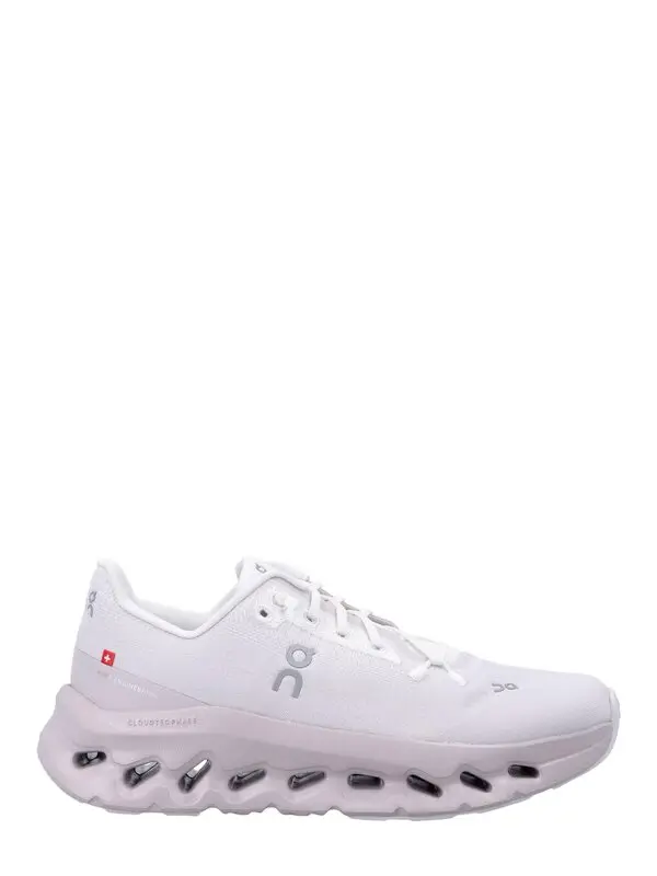 On Recycled Polyester Performance Sneakers - Ether Ivory