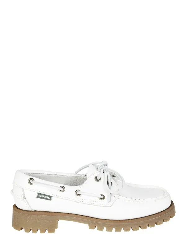 SEBAGO Range Tale Moc Toe Loafer - Bianco