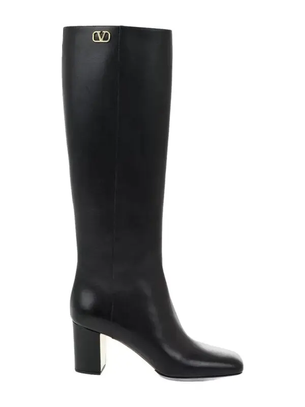 Valentino Garavani Vlogo Signature Knee-high Boots - Black