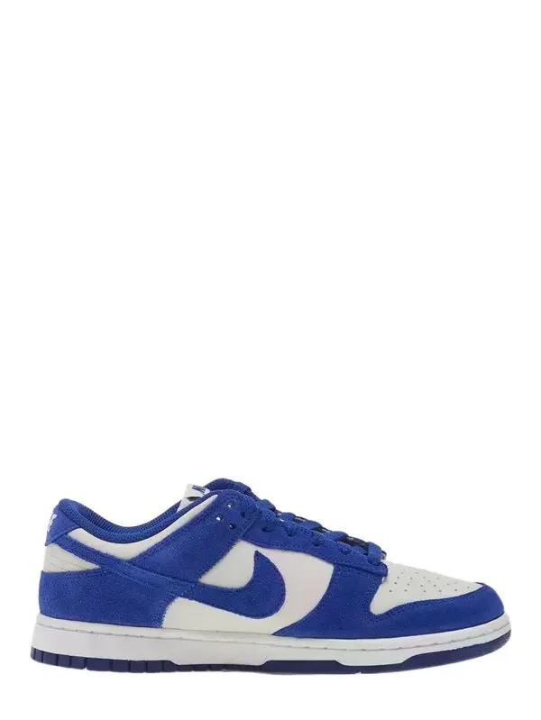 Nike Dunk Low Suede Lace-up Sneakers - Blue