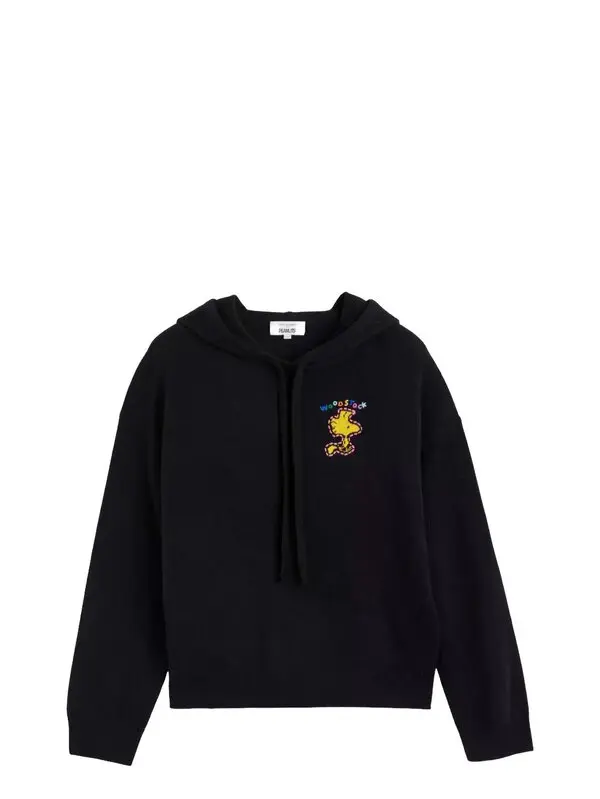 Chinti & Parker Intarsia-knit Hoodie - Black