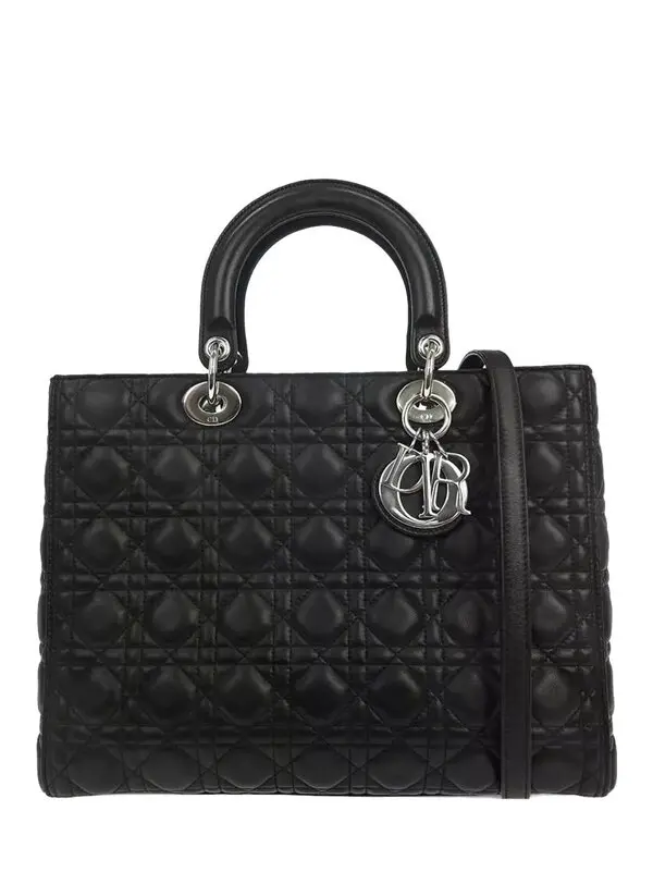 Dior Lady Tote Bag - Black