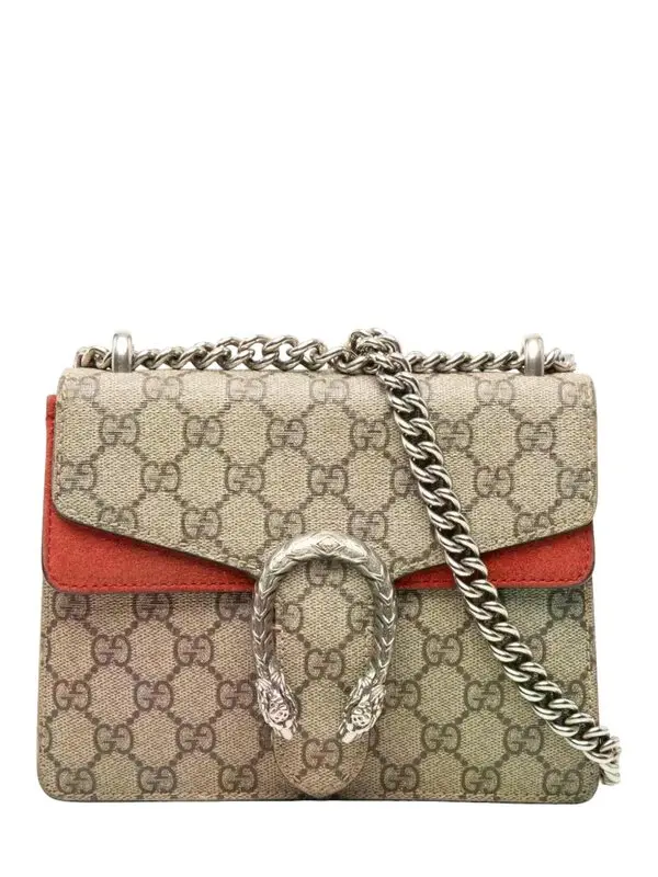 Gucci Gg Supreme Dionysus Crossbody Bag - Neutrals
