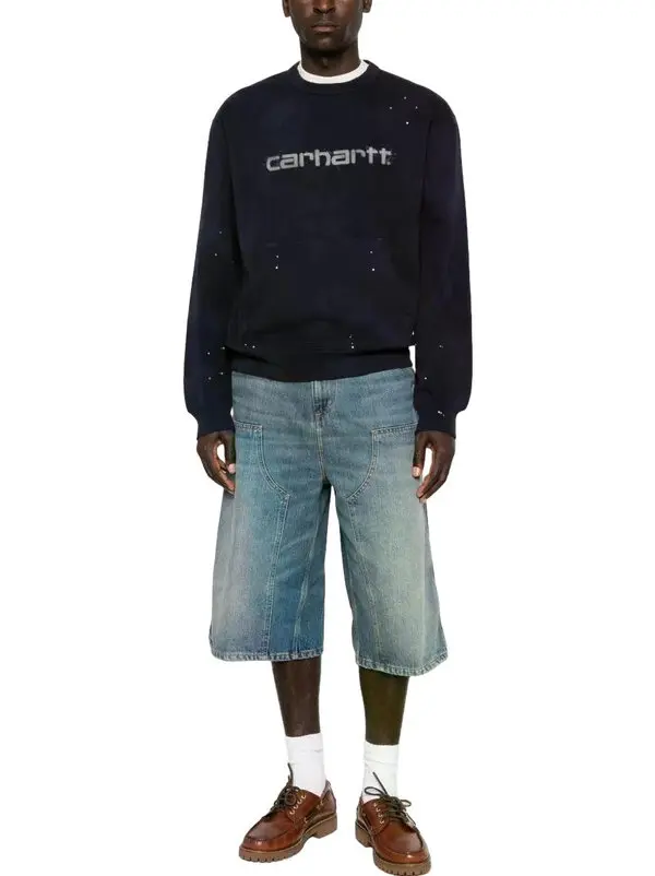 Carhartt Work In Progress Painter Logo Sweatshirt - Blue