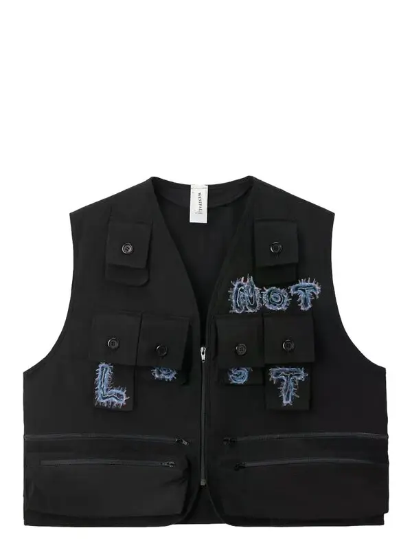 WESTFALL Multi-pocket Gilet - Black