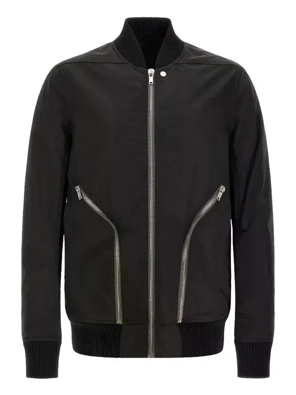 Rick Owens Heizer Flight Bomber Jacket - Black